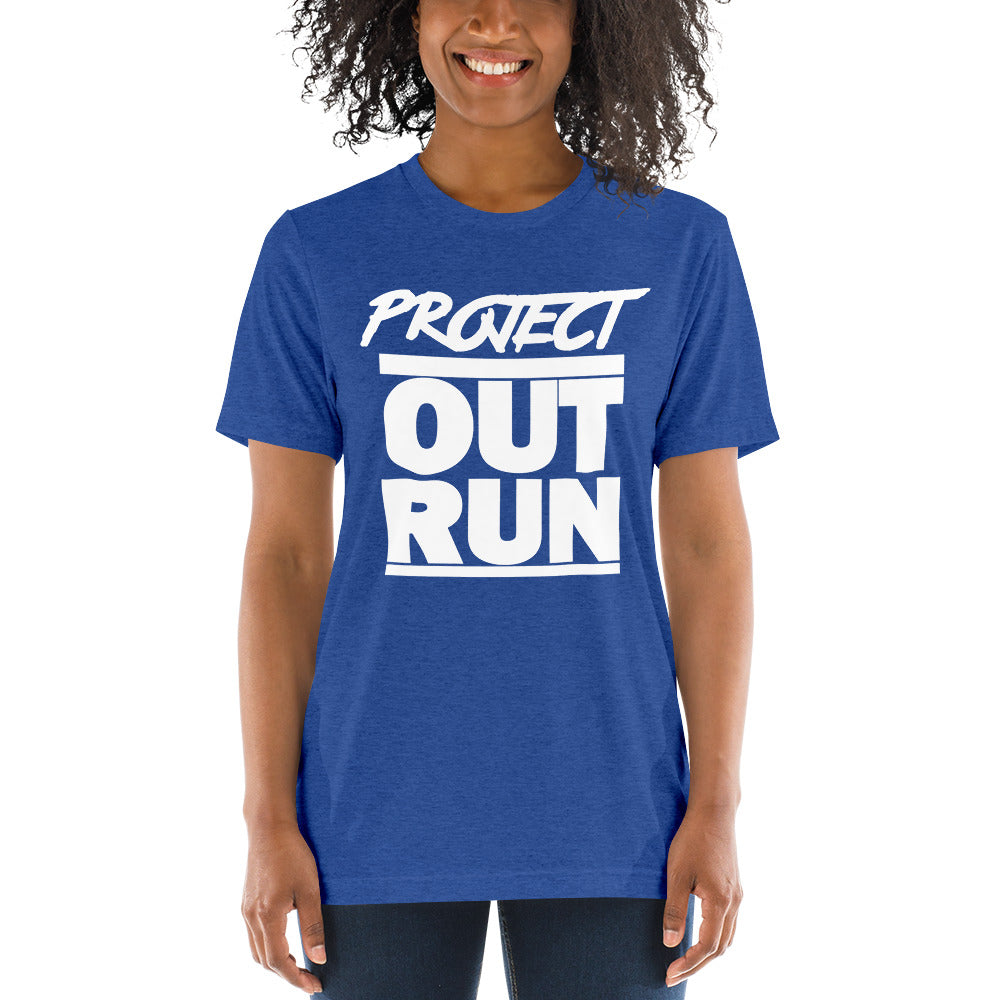 Project Outrun White Out Tee – Project Outrun Swag Shop